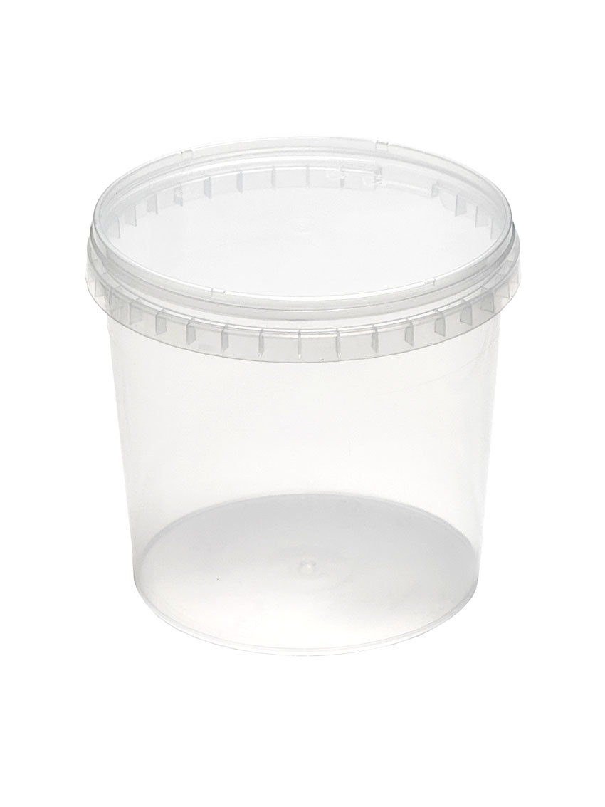 [KPL container] 85oz round clear container& vented Lid